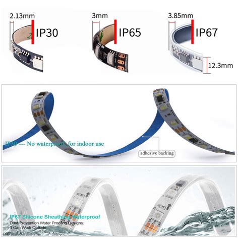 tm1814 ic addressable led strip light rgbw similar sk6812 ws2812b 12v