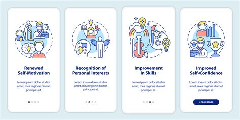 Lifelong Learning Benefits Onboarding Mobile App Screen Walkthrough 4