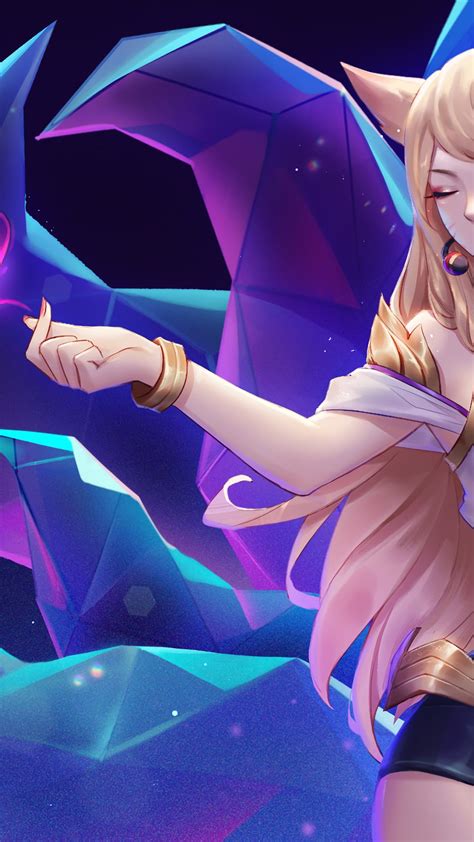 Kda Ahri Lol Splash Art 4k Hd Wallpaper Rare Gallery