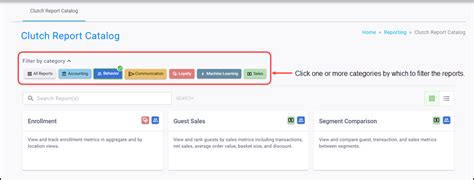 Consumer Marketing Reports And The Report Catalog Ncr Docs
