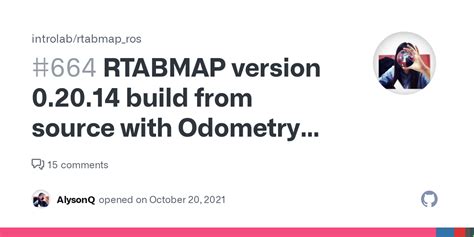 Rtabmap Version 02014 Build From Source With Odometry Node Crash