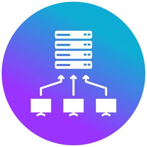 Data Center Generic Gradient Fill Icon