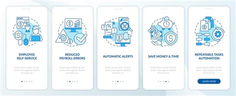 Premium Vector Payroll Processing Software Pros Blue Onboarding