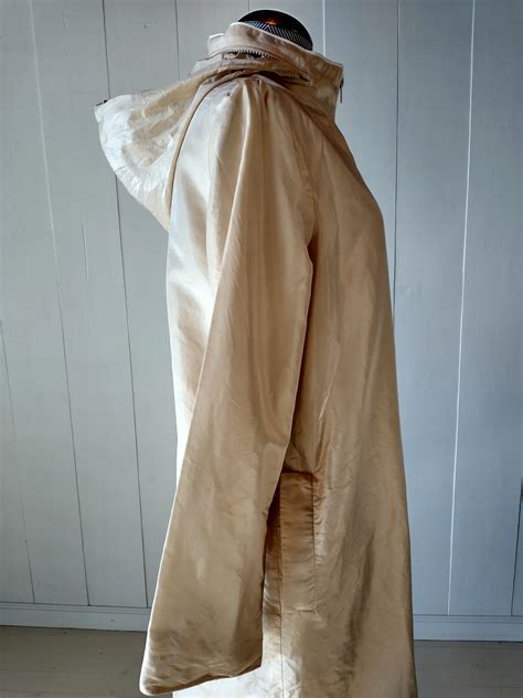 Vintage Cynthia Rowley Silk Jacket 90s Hooded Iridescent Shiny Etsy