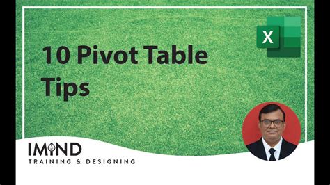 Pivot Table Tips Youtube