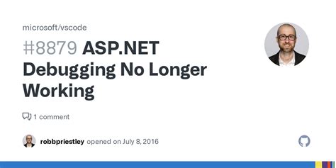 Aspnet Debugging No Longer Working · Issue 8879 · Microsoftvscode