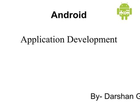 android application development pdf