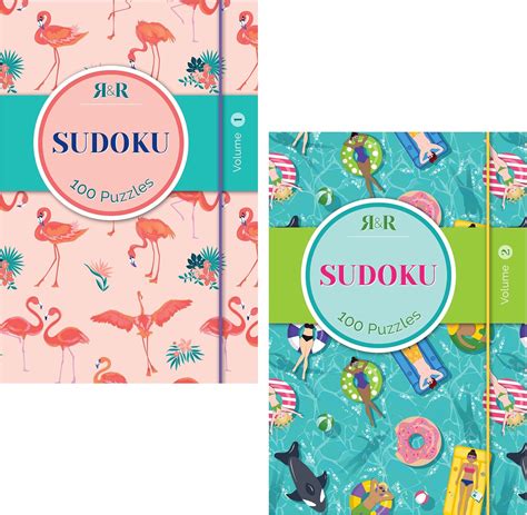 Randr Pocket Sudoku Puzzle Books Compact Travel Size Sudoku