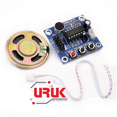 Voice Recording Module ISD With Speaker UrukTech