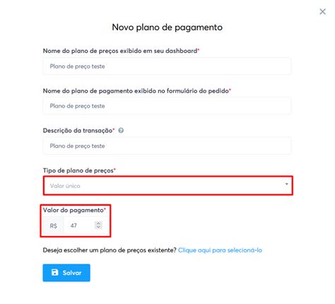 Como Criar E Configurar Um Plano De Preço Ajuda