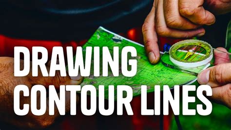 Drawing Contour Lines On A Topographic Map YouTube