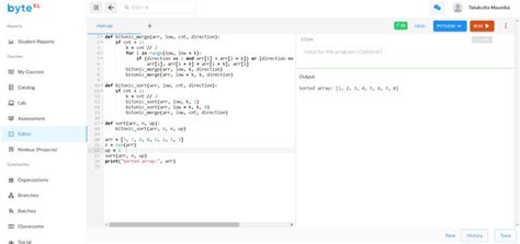 mounika telukutla on linkedin python codingchallenge 100daysofcode bitonicsort