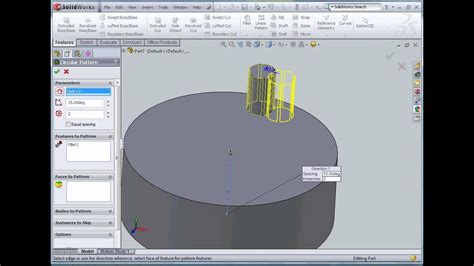 Solidworks Circular Pattern Mov YouTube