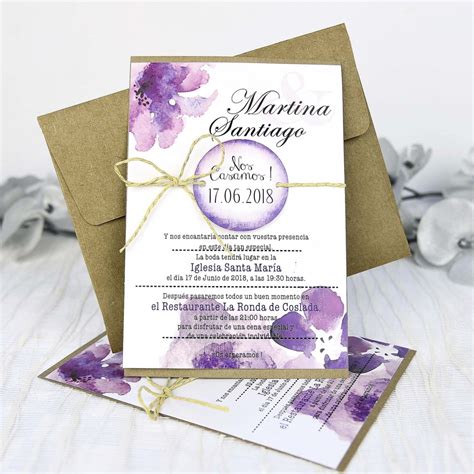Invitaciones De Boda Vintage
