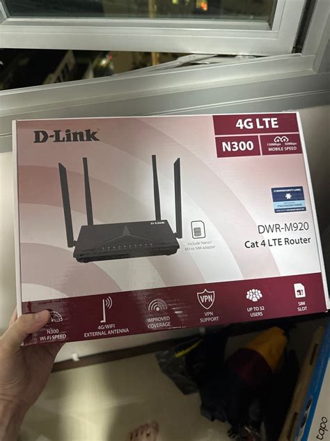 D Link 4g Lte Router Dwr M920 Computers And Tech Parts And Accessories Networking On Carousell
