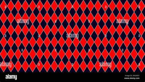 Red And Blue Argyle Background
