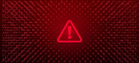 Abstract Red Background With Binary Code Malware Or Hack Attack Concept