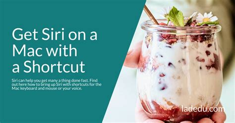 How To Use Siri With A Mac Keyboard Shortcut La De Du