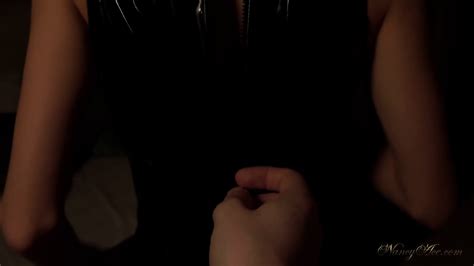 Blonde Black Latex Masturbation 7539 Nancy A Eporner