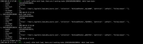 Bug There Will Be More Than One Task That State Is Started When Bulk Load When There Is Only
