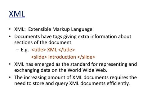 Ppt Xml To Relational Database Mapping Powerpoint Presentation Free