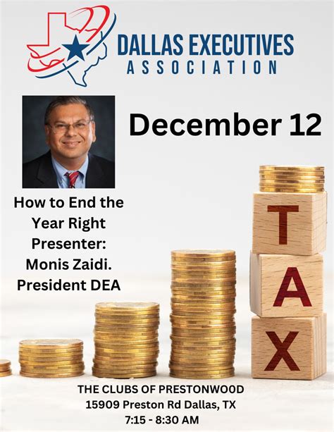 Make Plans To Attend Dallas Executives Association
