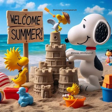 Snoopy And Woodstock Summer Snoopy Pictures Snoopy Wallpaper