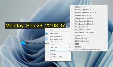 Best Free Desktop Clock Widgets For Windows 11 10