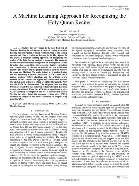 Paper 35 A Machine Learning Approach Pdf Cognitive Science Applied Mathematics