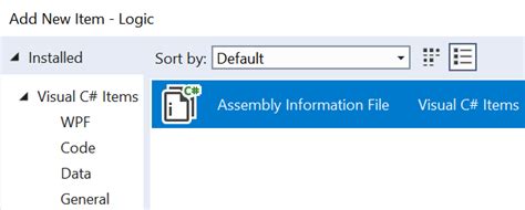 Visual Studio Source File Properties AssemblyInfo Cs Could Not Be Found Stack Overflow