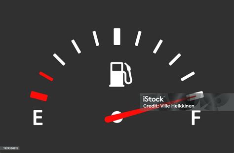 연료 가스 게이지 계표 아이콘 기호 그래픽 가솔린 가솔린 디젤 탱크 빈 전체 로고 기호 벡터 일러스트 이미지입니다 검은 색