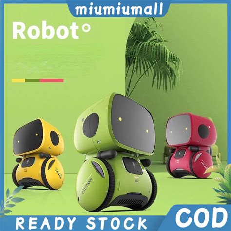 Jual 【harga Minimum】at Smart Robot Mainan Robot Pintar Interaktif Elektrik Sensor Sentuh Suara