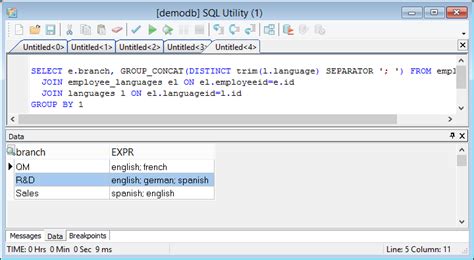 Using Guid Datatype Multi Row Inserts And Groupconcat Joachim Dürr