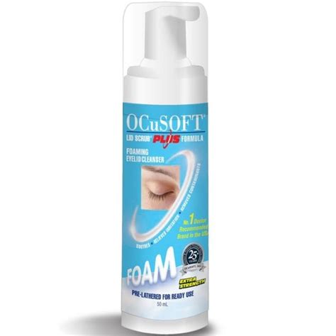 Ocusoft Lid Scrub Plus Formula Foaming Eyelid Cleanser 50ml