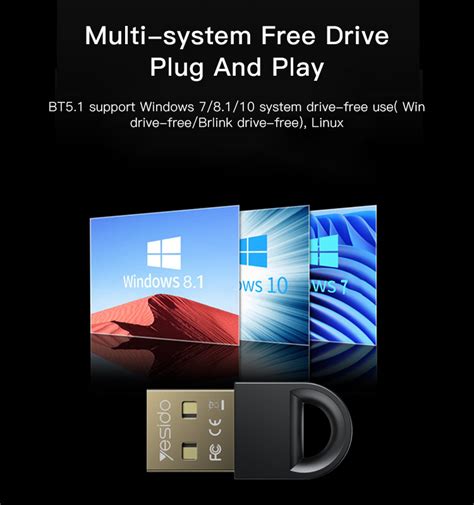 Yau34 Mini Usb Bluetooth Adapter Receiver Wireless Mini Usb Bluetooth 5
