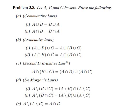 Solved Problem Let A B And C Be Sets Prove The Chegg