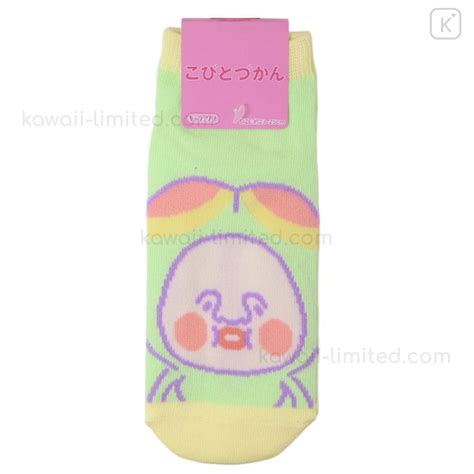 Japan Kobitos Socks Sumo Mono Uchi Light Green Kawaii Limited