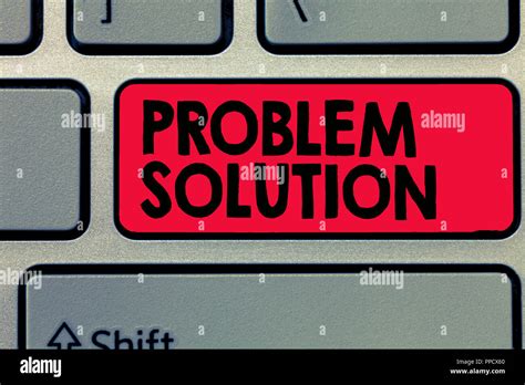 Writing Note Showing Problem Solution Business Photo Showcasing