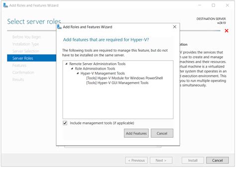 Install Hyper V Role In Windows Server 2019 Appuals