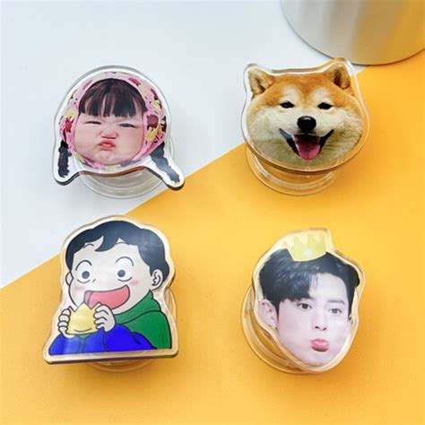 아크릴톡🐶강아지그립톡 고양이 스마트톡 포토톡 아이디어스