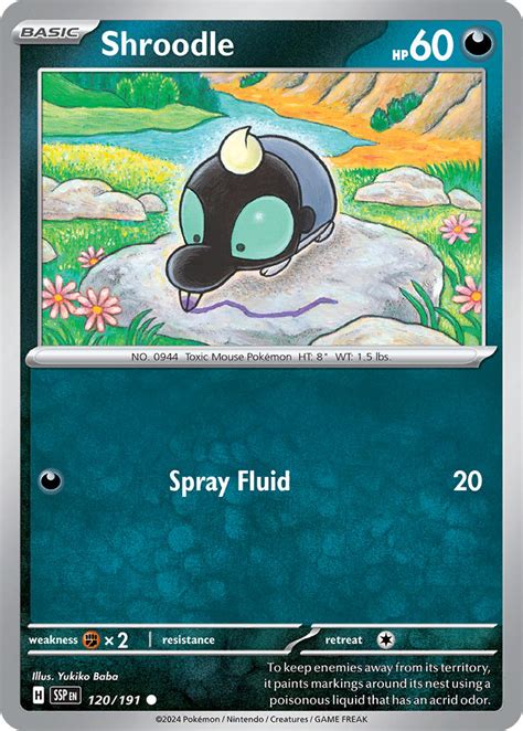 Serebii Net Pok Mon Card Database Surging Sparks Shroodle