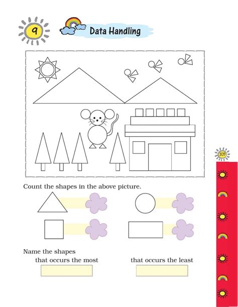data handling worksheet for grade 1