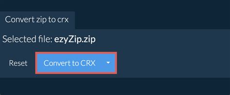 Convert Zip To Crx Online No Registration Required Ezyzip