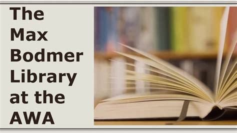 a tour of the max bodmer memorial library at the antique wireless