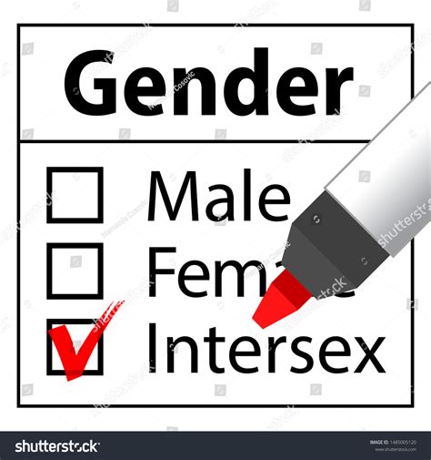 Gender Checkbox Intersex Vector Illustration Stock Vector Royalty Free Gender Checkbox Intersex Vector Illustration Stock Vector Royalty Free