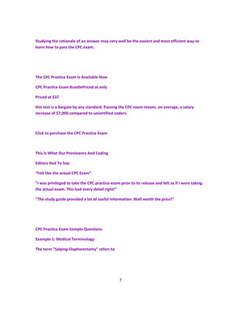 Cpc Practice Exam Pdf