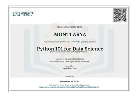 Monti Arya On Linkedin Thankyou Ibm And Cognitive Class Thankyou Krish Naik Ken Jee Harrison…