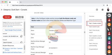 Dataproc Qwik Start Console Gsp103 Solution 2024