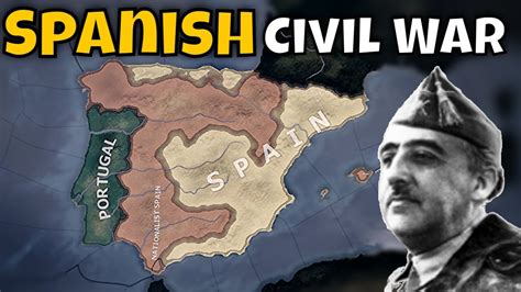SPANISH CIVIL WAR Hoi4 Timelapse YouTube