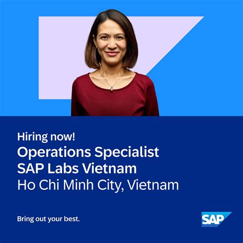 Cuong Truong Manh On Linkedin 🚀 Join Sap Labs In Vietnam As An Operations Specialist Were